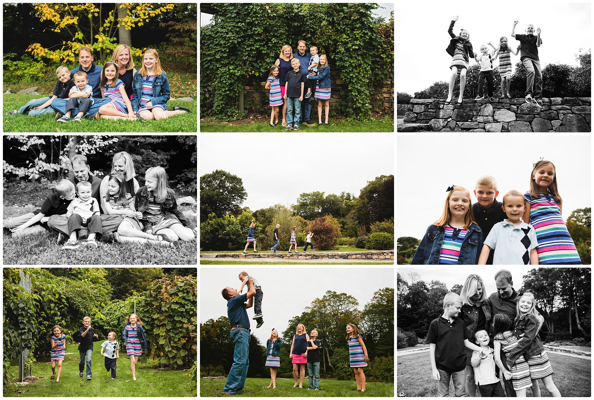 Family of SIX! | Needham Family Photo Session - Cara Soulia Photography ...